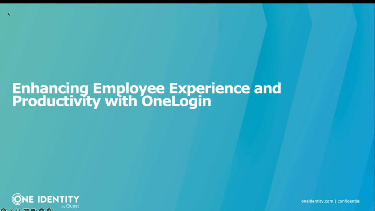 Enhance employee experience and productivity: OneLogin Mini Demo
