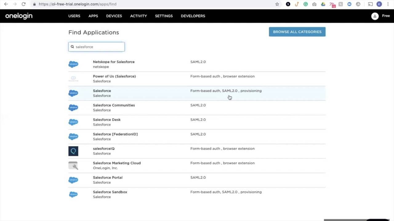 OneLogin Add An App Salesforce Video onelogin-add-an-app-salesforce-video