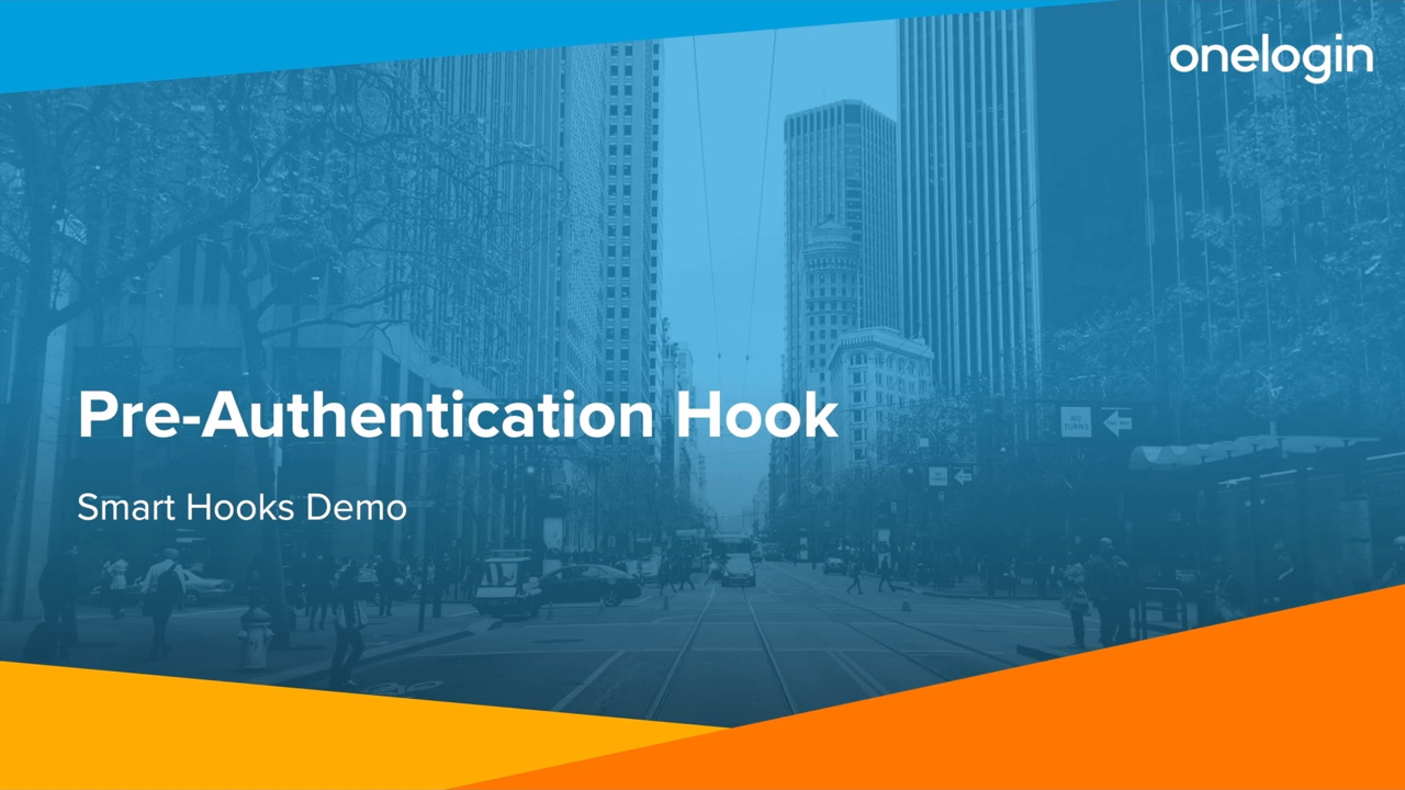Smart Hooks: Pre authentication Hook Demo